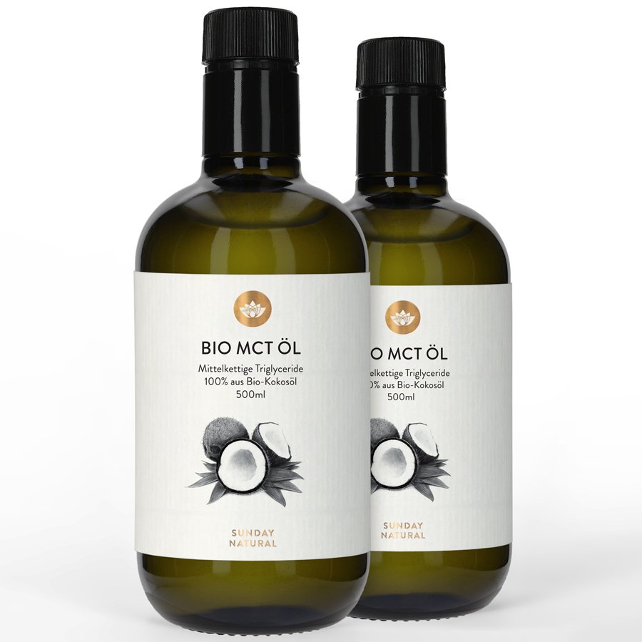 Huile MCT bio premium issue d'huile de noix de coco 100% naturelle / 60 ...