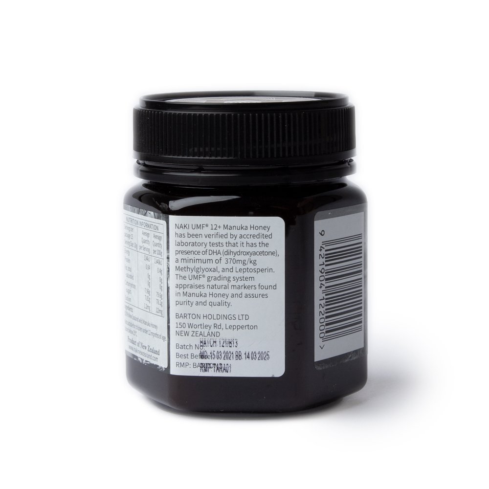 Miel de Manuka certifié avec MGO 370+ (UMF 12+), de Naki, 2x250g ...