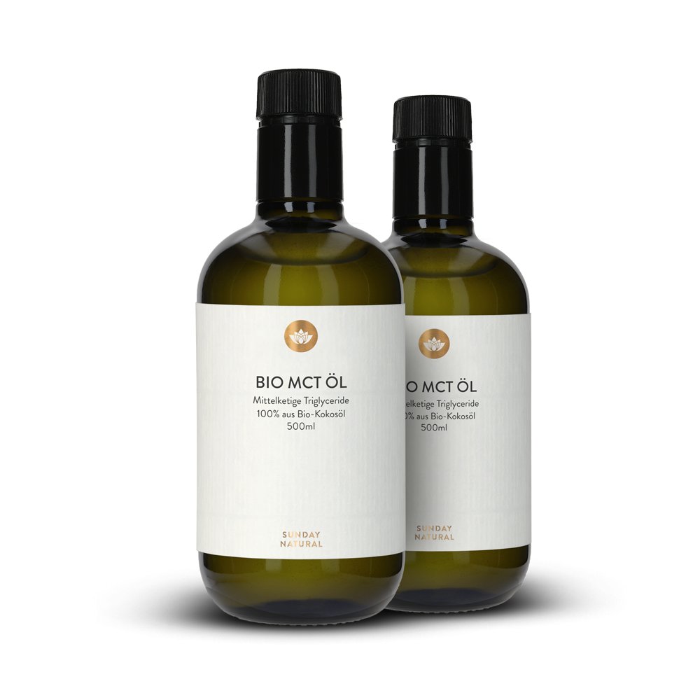 Huile MCT bio premium issue d'huile de noix de coco 100% naturelle / 60 ...