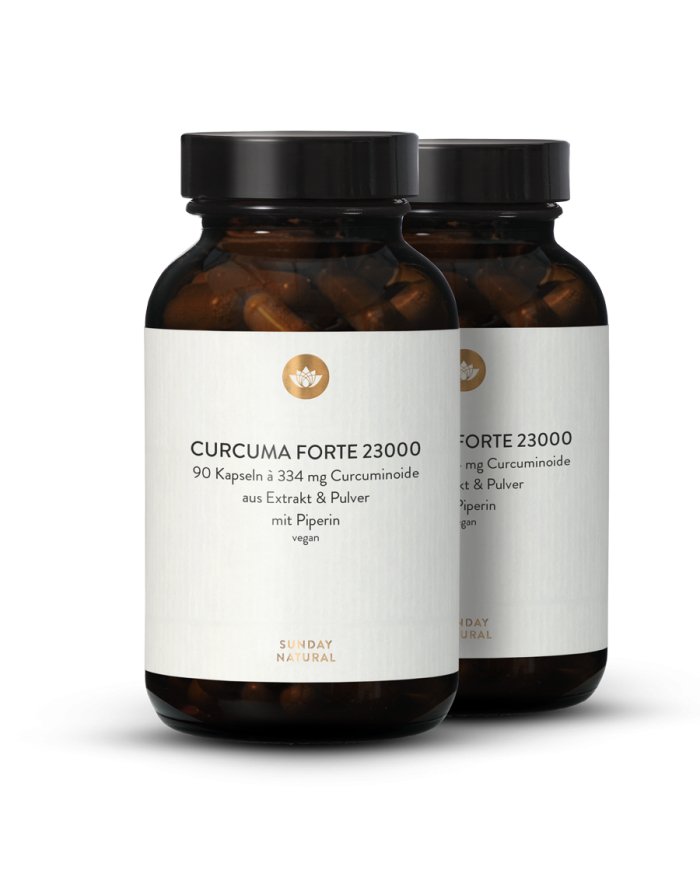 Extrait de curcuma et gélules de curcuma bio | Sunday Natural