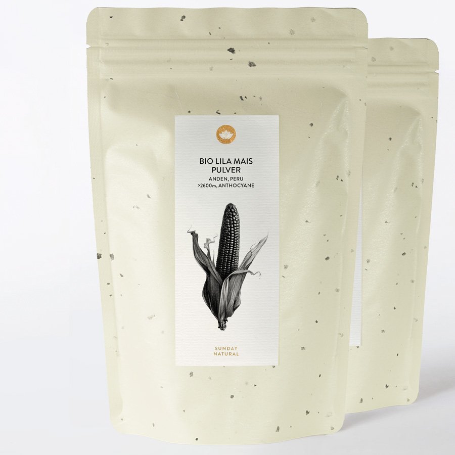Poudre de maïs violet Bio (Purple corn) 2x250g | Spécialiste Superfood
